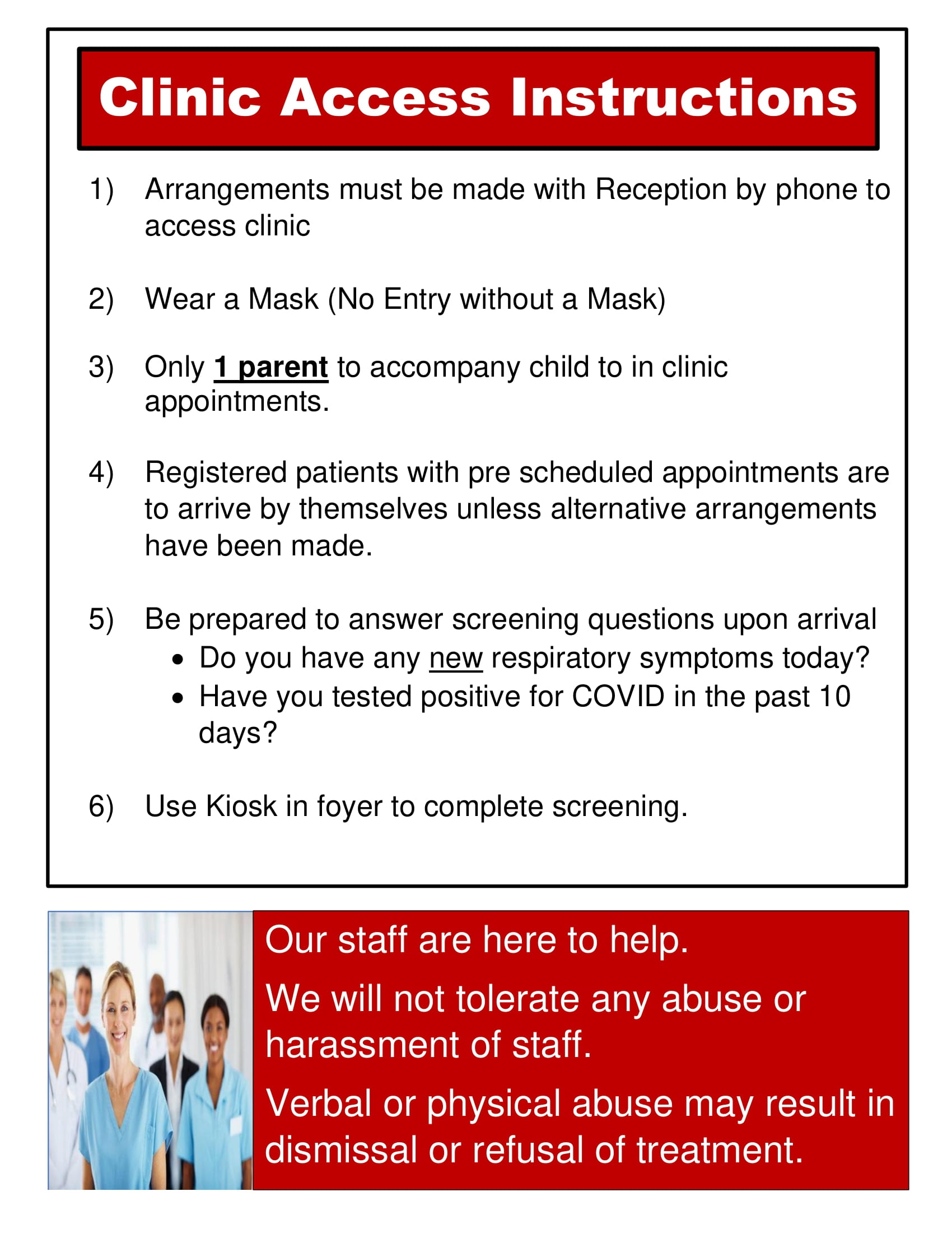 Appointment Info - Belleville Nurse Practitioner - Led Clinic